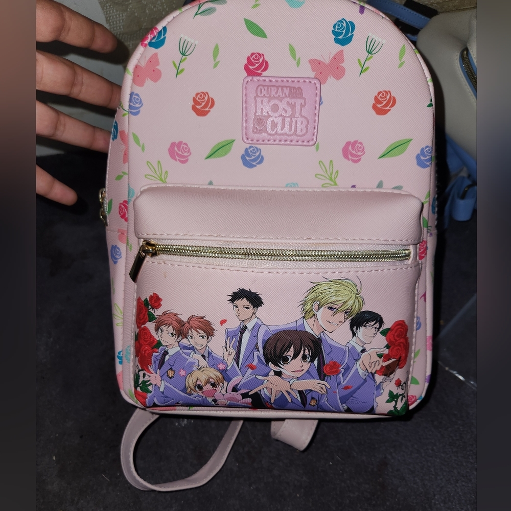 Pink Mini Anime Backpack - Gem
